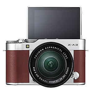 Fujifilm X-A3 Mirrorless Camera XC16-50mm F3.5-5.6 II Lens Kit - Brown