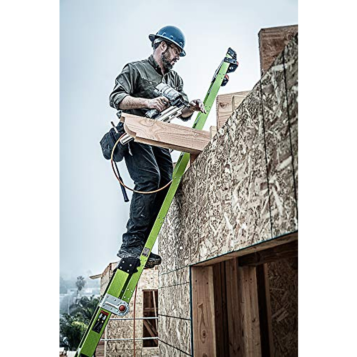Little Giant Ladders, King Kombo, Professional, 5 Ft. A Frame, 8 Ft. Extension, Fiberglass, Type 1AA, 375 lbs Weight Rating, (13580-001)