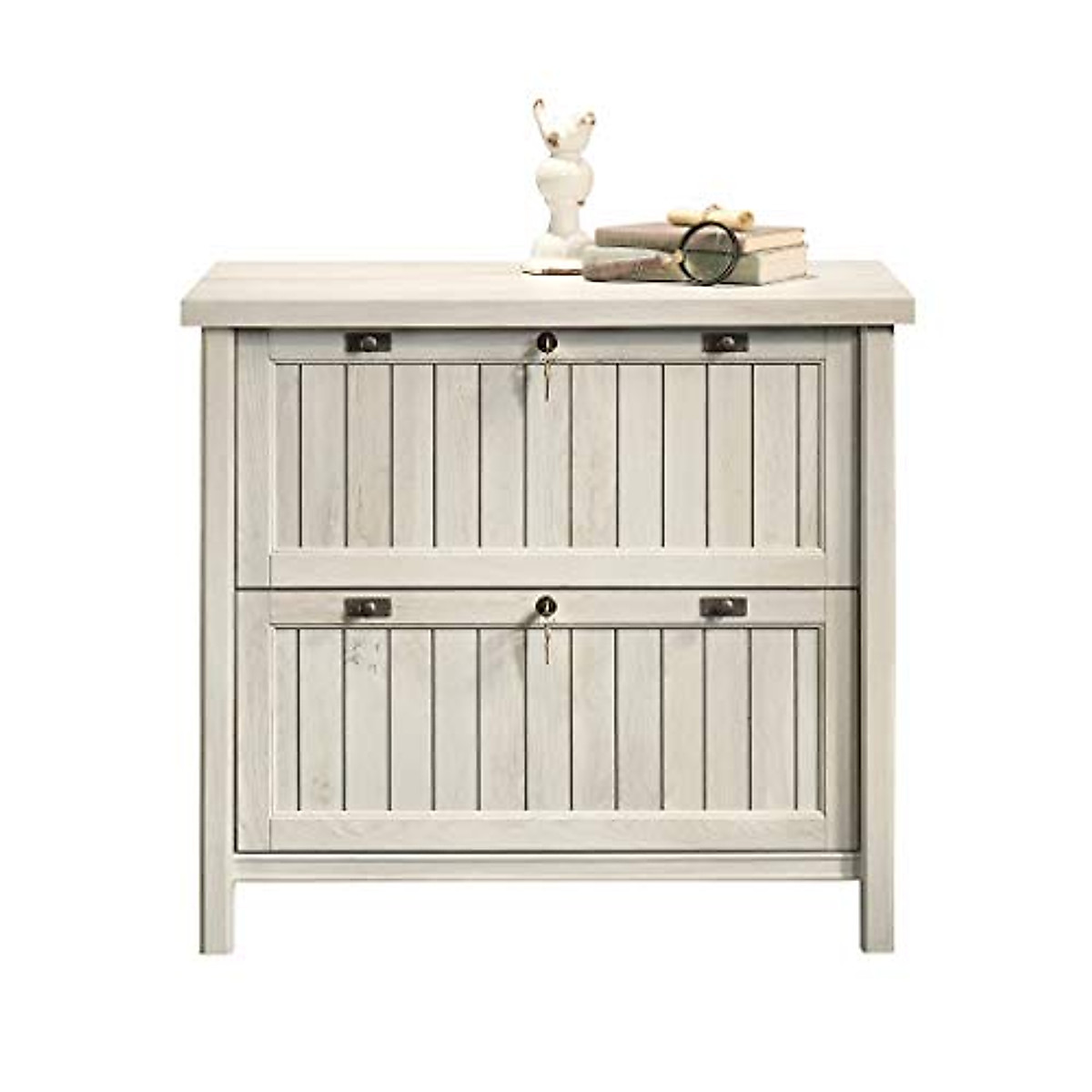 Sauder Costa Lateral File, Chalked Chestnut finish