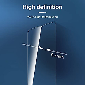 NEW'C [3 Pack] Designed for iPhone 14 Pro (6,1") Screen Protector Tempered Glass, Case Friendly Ultra Resistant