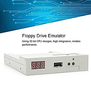 USB Floppy Drive Emulator 3.5 Inch External Portable 1.44MB Security Data USB Floppy Disk Drive 32 Bit CPU Designs