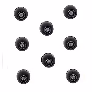 8 Pack - Small SHURE EABKF1-10S (PA910S) Replacement Black Foam Ear Tips Sleeves fit SHURE SE215 SE315 SE425 SE535 SE846 SE112 SE115 SE210 SE530 E3c E4c E5c and Westone in-Ear Headphones Earphones