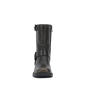 Vince Camuto Women's Kaemie Mid-Calf Boot, Black Leather, 7