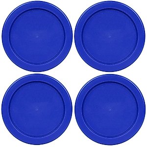 Klare Ware 1 Cup Replacement Lids/Covers for Pyrex 7202, Anchor Hocking & Klare Ware Storage Bowls (Glass Container Not Included) 4 Pack, Microwave, Freezer & Top Rack Dishwasher Safe (6 Pack)