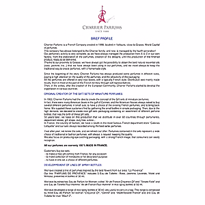 Charrier Parfums - Eau de Toilette Lavande (Fine Lavander) Spray - 30 ml - Made in Provence, France