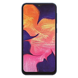 Samsung Galaxy A10, Global 4G LTE GSM Factory Unlocked A105M (International Mode), (32GB, 2GB RAM) 6.2" HD+ Infinity-V Display, (Blue) - Single Sim