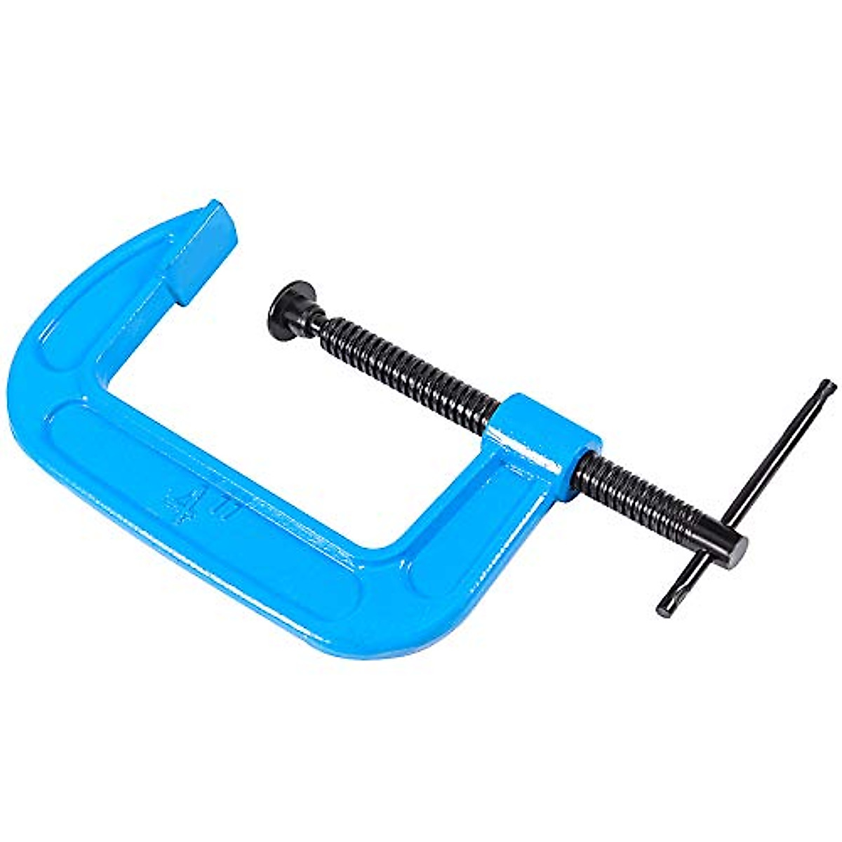 HAKZEON 6 Packs 4 Inch C-Clamps, Premium Metal C Clamps with Jaw Opening and Sliding Handle T-Bar for Easy And Quick Welding Woodworking for Construction Carpentry DIY Projects