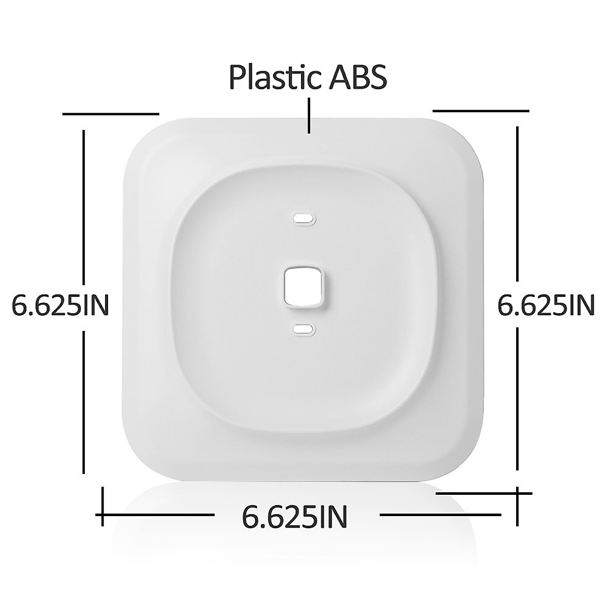 Wall Plate Bracket for Ecobee 4 Smart Wi-Fi Thermostat (White)