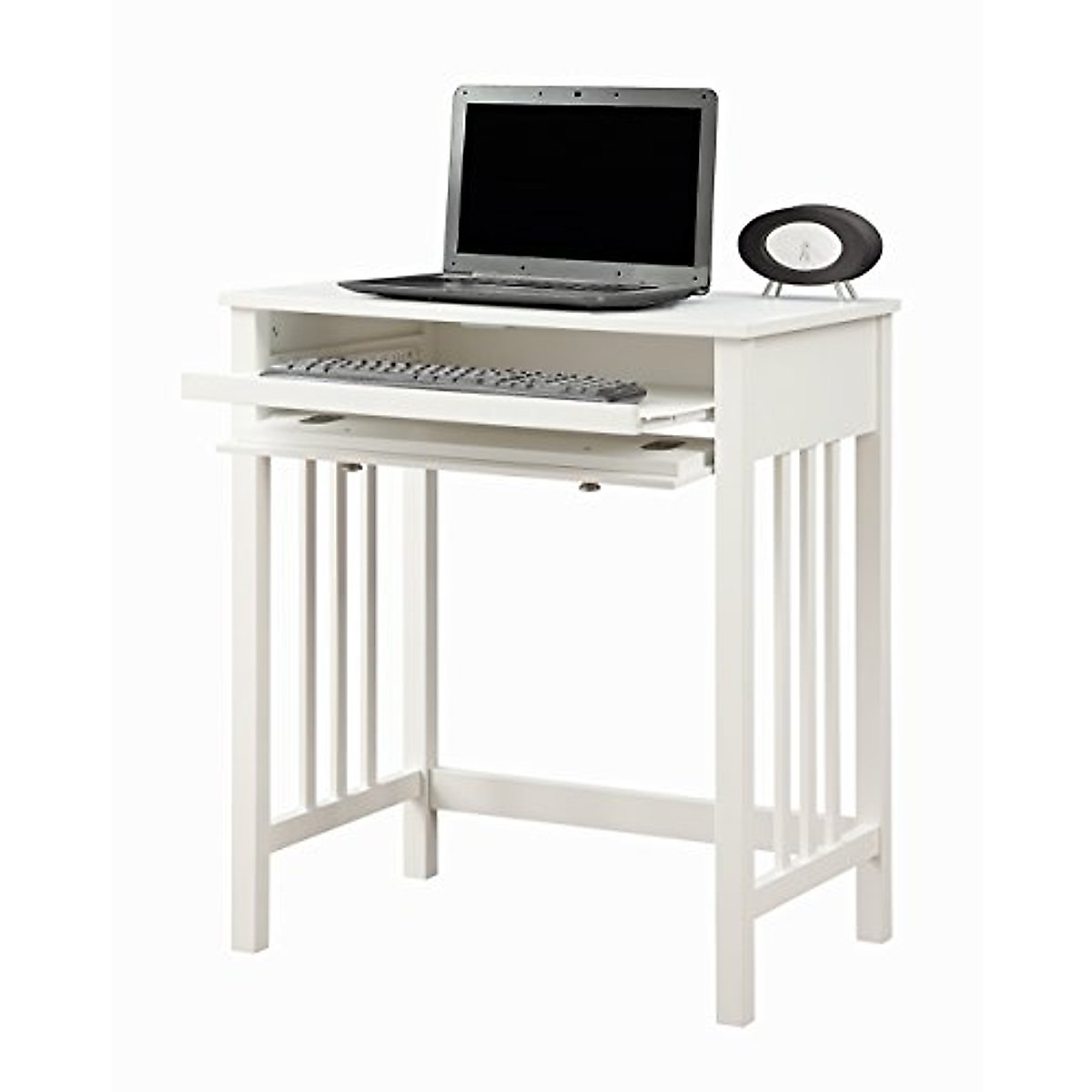 Convenience Concepts Designs2Go Mission Desk with Keyboard Drawer, White