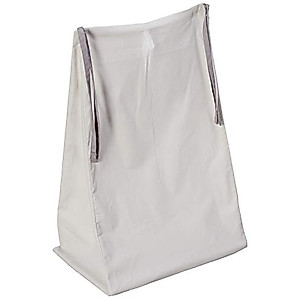 Bacati - Grey Ikat Zigzag Diaper Stacker