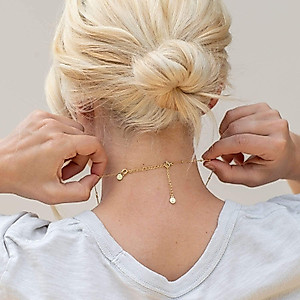 gorjana Women's 3 Inch Adjustable Necklace Extender, 18k Gold Plated