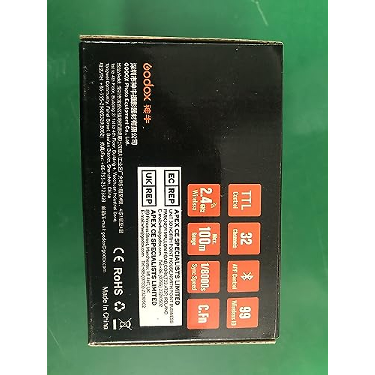 Godox X2T-F 2.4G Wireless Flash Trigger Transmitter for Fuji with TTL II HSS 1/8000s Group Function LED Control Panel Firmware Update