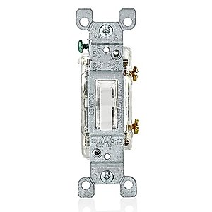 Leviton L1461-2W Single-Pole Switch, White