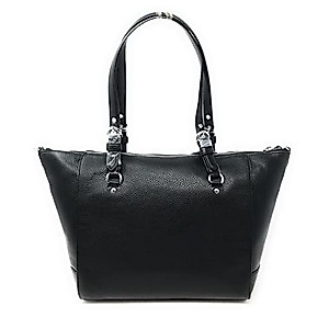 Coach Women's Kleo Caryall Shoulder Bag (Pebble Leather - Black)