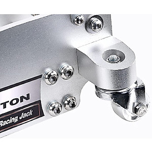 Power Zone 680061 3-Ton Aluminum Hydraulic Racing Jack, Lift Range: 3-3/4” to 19-5/16”,Silver,680061-A