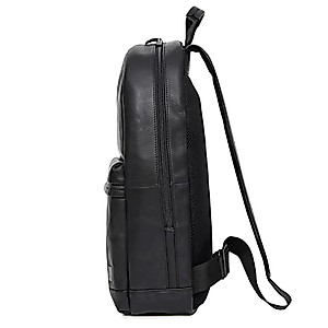 Knomo Albion Leather 15.6" Laptop & Tablet Bookbag Computer Business Backpack for School, Work & Travel