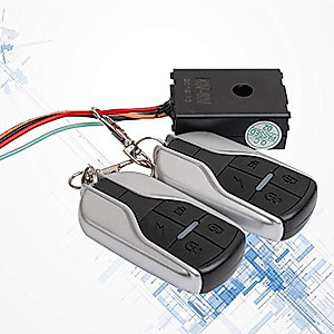 Garneck Motorcycle Anti Theft Security Alarm System with Double Remote Waterproof for 48V 60V 64V 72V Scooter Bicycle - Remote Control Random Style