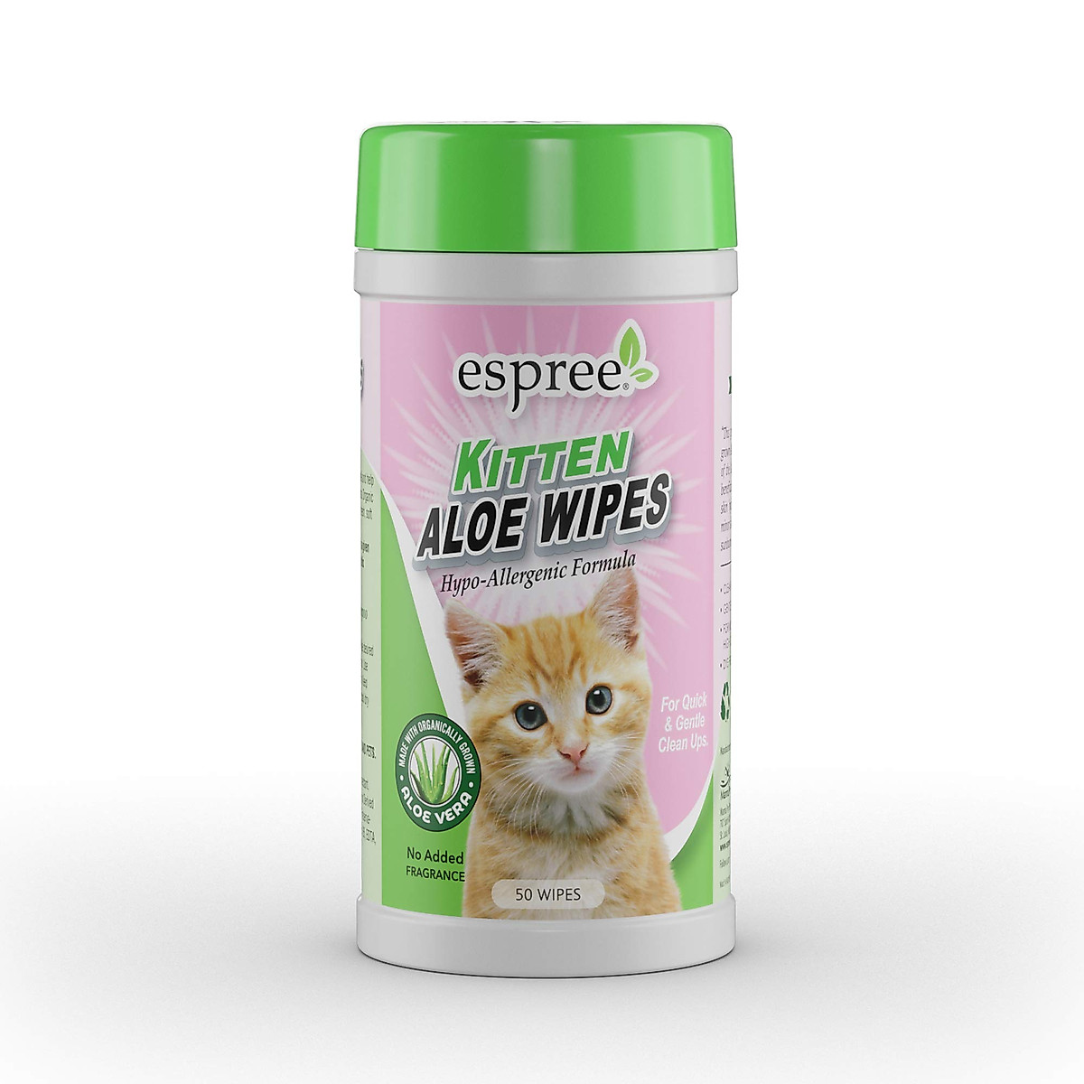 Espree Kitten Wipes, 50 count