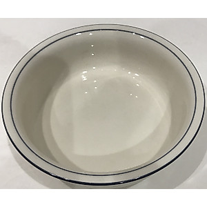 LENOX POPPIES ON BLUE SOUP/CEREAL BOWLS