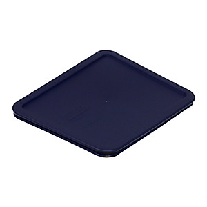 Pyrex Blue 6-cup RECTANGULAR Plastic Cover 7211-PC, 2 pack