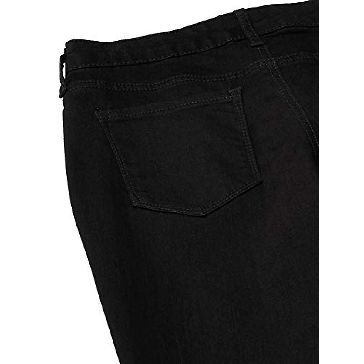Bandolino Women's Mandie Signature Fit 5 High Rise Jean Regular, Saturated Black, 14 Short