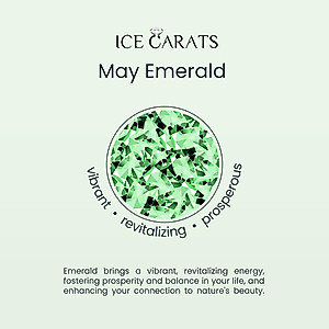 IceCarats 925 Sterling Silver Green Emerald 3 Stone Diamond Ring Gemstone Band Size 6