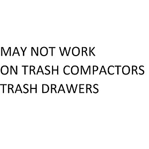 PlasticMill Trash Bags Cinch, White, 6 Pack, To Hold Garbage Bags In Place.May not be compatible with some Garbage Can drawers or compacters.