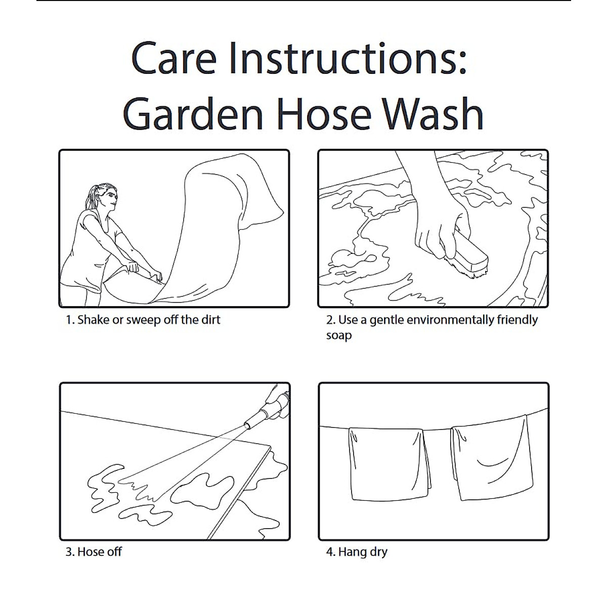 Ottomanson Multi Grip Ribbed Carpet Protector Runner Rug , 26" X 6', Clear