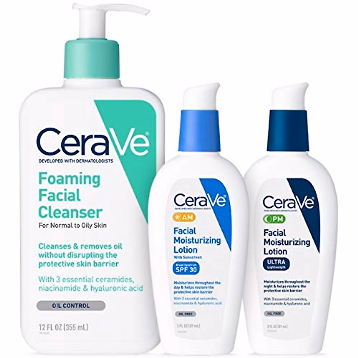 CeraVe Daily Skin Care (Foaming Bundle)