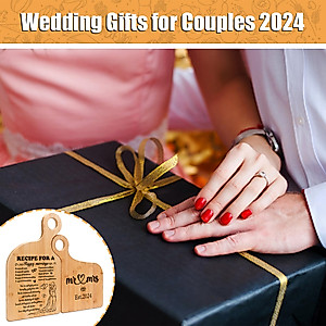 Wedding Gifts for Couples 2024, Mr. and Mrs. Gifts, Bridal Shower Gifts for Bride Groom Engagement, Marriage Gift, Bride to Be Gifts, Marriage Anniversary Wedding Gift Cheese Boards & Cutting Boards