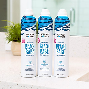 Not Your Mother's Beach Babe Dry Shampoo (3-Pack) - 7 oz Dry Shampoo - Instantly Absorbs Oil - Hair Essentials for All Hair Types