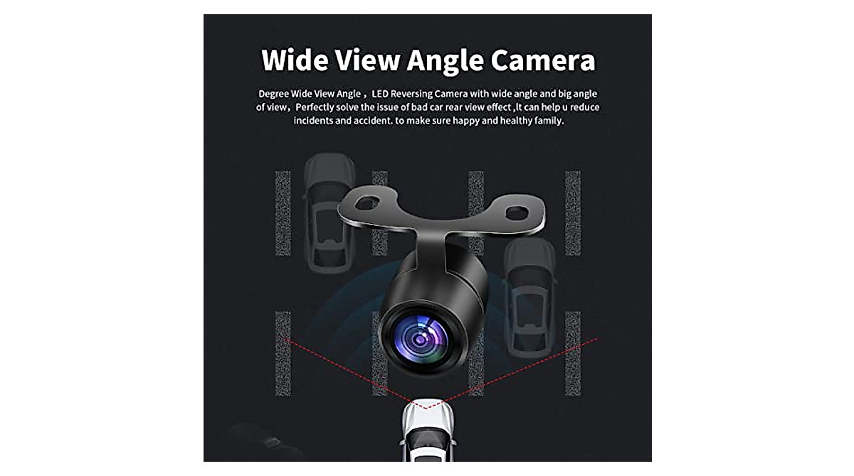 HD Wide Angle Reverse Camera for Cars - Waterproof & Universal