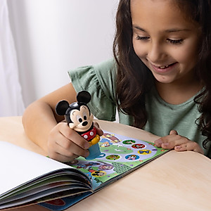 Melissa & Doug Sticker Wow!™ 24-Page Activity Pad and Sticker Stamper, 300 Stickers, Arts and Crafts Fidget Toy Collectible Character – Disney Mickey Mouse