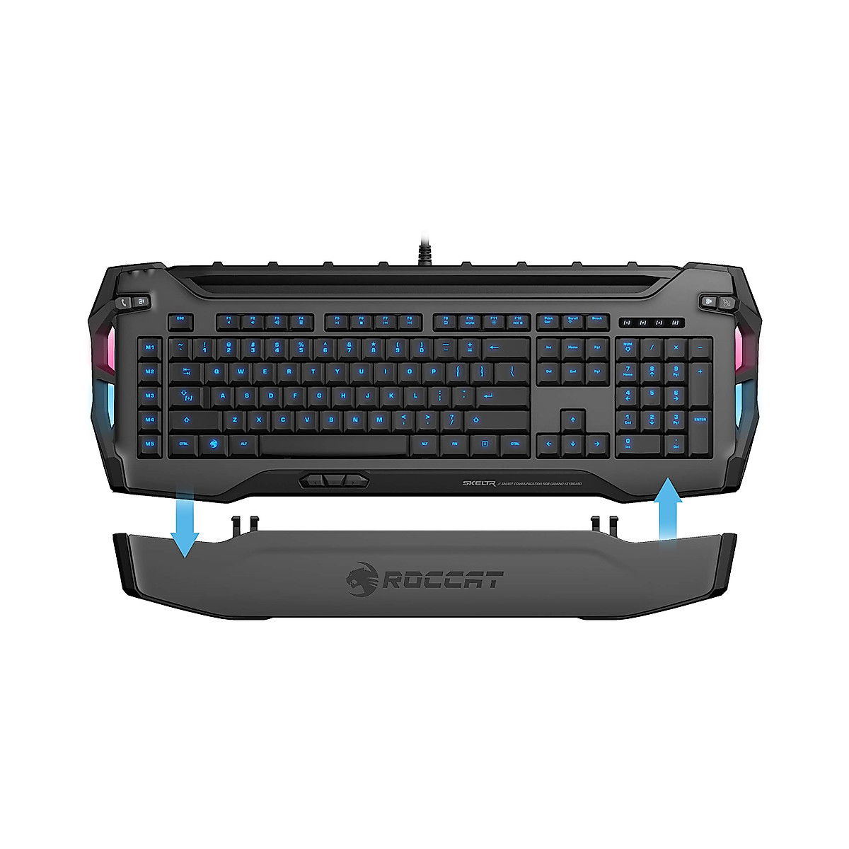 ROCCAT Skeltr - Smart Communication RGB Gaming Keyboard (ROC-12-231-GY)