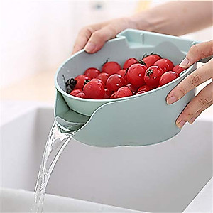 ONEYIM Multi-function Snack Box Storage Box Double Layer Container Household Snack Serving Dish Organizer - Perfect For Snacks, Fruit, or Pistachio/Sunflower Seeds Storage Box- Bonus Phone Slot