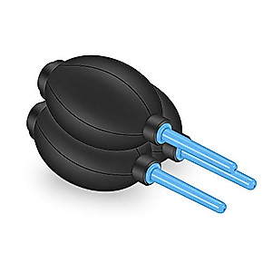 SUPON Rubber Air Blower Pump Dust Cleaner for Lens CCD Camera Black