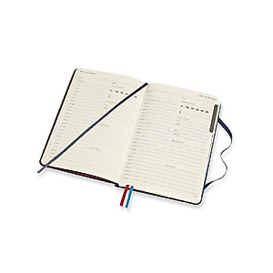 Moleskine Voyageur Notebook, Hard Cover, Medium (4.5" x 7") Ocean Blue, 208 Pages