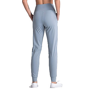 Dragon Fit Joggers for Women with Pockets,High Waist Workout Yoga Tapered Sweatpants Women's Lounge Pants (X-Large, Joggers78-Demin Blue)
