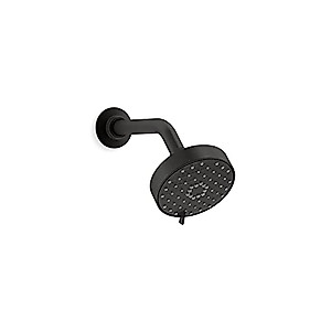KOHLER 72419-BL Awaken 2.0 gpm Multifunction Showerhead, Matte Black