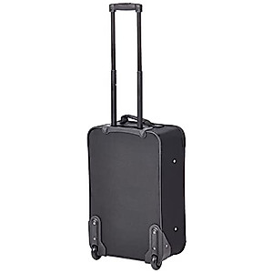 American Tourister Fieldbrook II Softside Upright Luggage, Black, 2-Piece Set (tote/21)