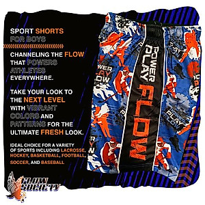 Flow Society Mens Grey & Green Argyle Attack Short with Pockets