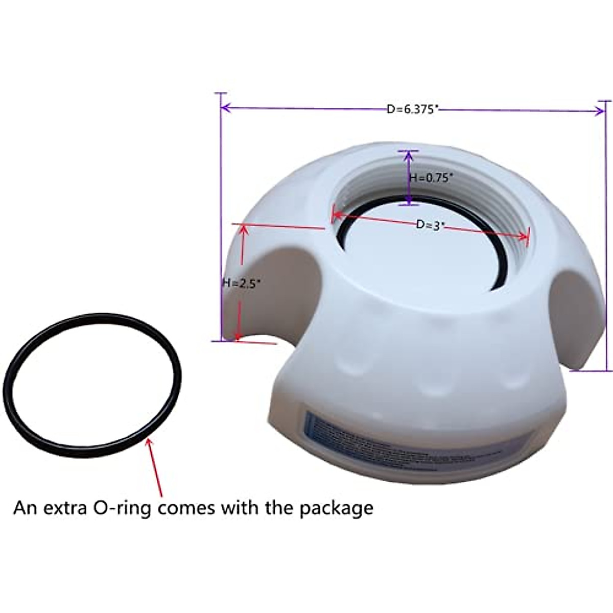 DEF Pool Cleaning Stand GLX-CELLSTAND Replacement for All Hayward and 520670 IntelliChlor Acid Washing Kit White Heavy Duty Plastic