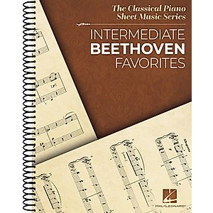 Intermediate Beethoven Favorites: Classical Piano Sheet Music Series