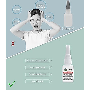 20g Craft Glue, Glue for Model, Instantly Strong Adhesive for bonding DIY Craft, Model, Lego, Scrapbooking, Card Making, Photo, Toy, Decor, Crystal, Metal, Plastic, Rubber, Wood