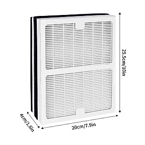 KEEPOW IAF-H-100A Replacement Filter Compatible with Idylis IAP-10-100, IAP-10-150, IAPC-40-140, AC-2119, IAF-H-100A, 0302648, 412564, 0412564 (2 HEPA Filter + 2 Carbon Filters)