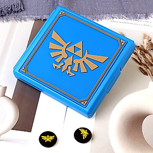 UFOPETIE Game Case and Storage Box for Switch Game Cards Zleda Games Cube,Up to 12 Games,for Nintendo Switch Game Card Case Cube Nintendo Switch Game Storage,for Zleda Switch Game-Triforce