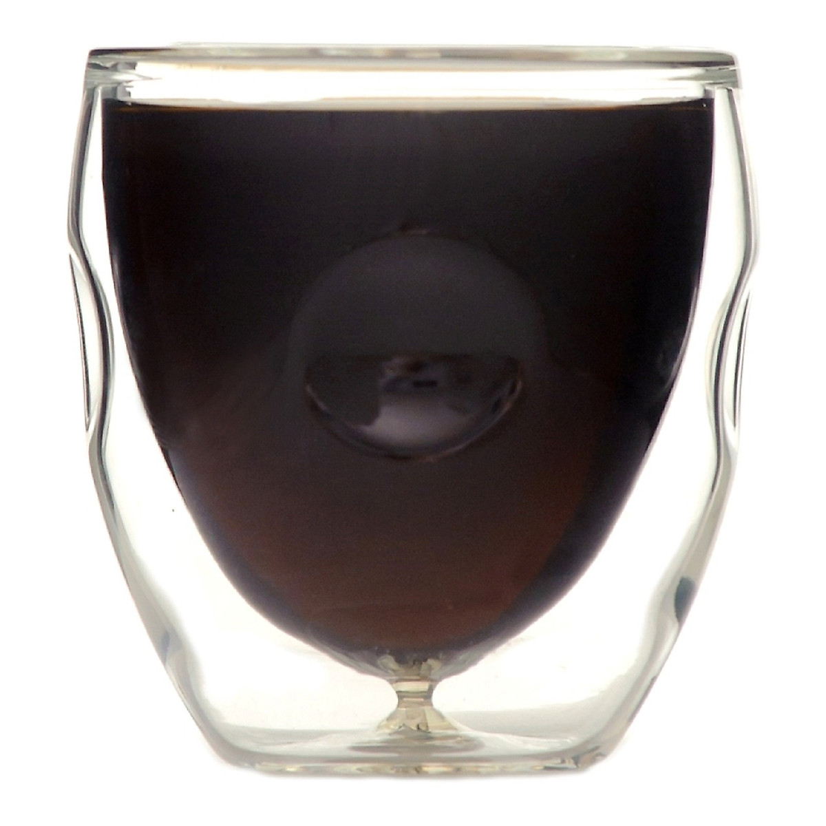 Ozeri Moderna Artisan Series Double Wall Beverage and Espresso Shot Glasses, 2-Ounce, Set of 4