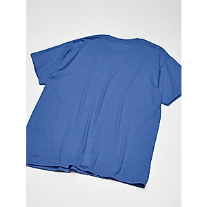 Hanes Men's Short Sleeve X-Temp T-Shirt with FreshIQ (Pack of 2), Royal Blue Heather, Medium