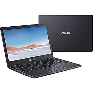 2022 ASUS Laptop L210 11.6” Ultra Thin Student Laptop Computer, Intel Celeron N4020 Processor, 4GB RAM, 192 GB Storage, Windows 10 Home in S Mode with One Year of Office 365 Personal, Star Black