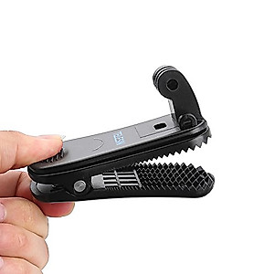 TELESIN Backpack Clip 360 Rotation Shoulder Bag Belt Strap Mount Body Mounting Attachment Holder for GoPro Mini Go Pro Max Hero 11 10 9 8 7 6 5 Insta360 X2 X3 DJI Action AKASO Accessories